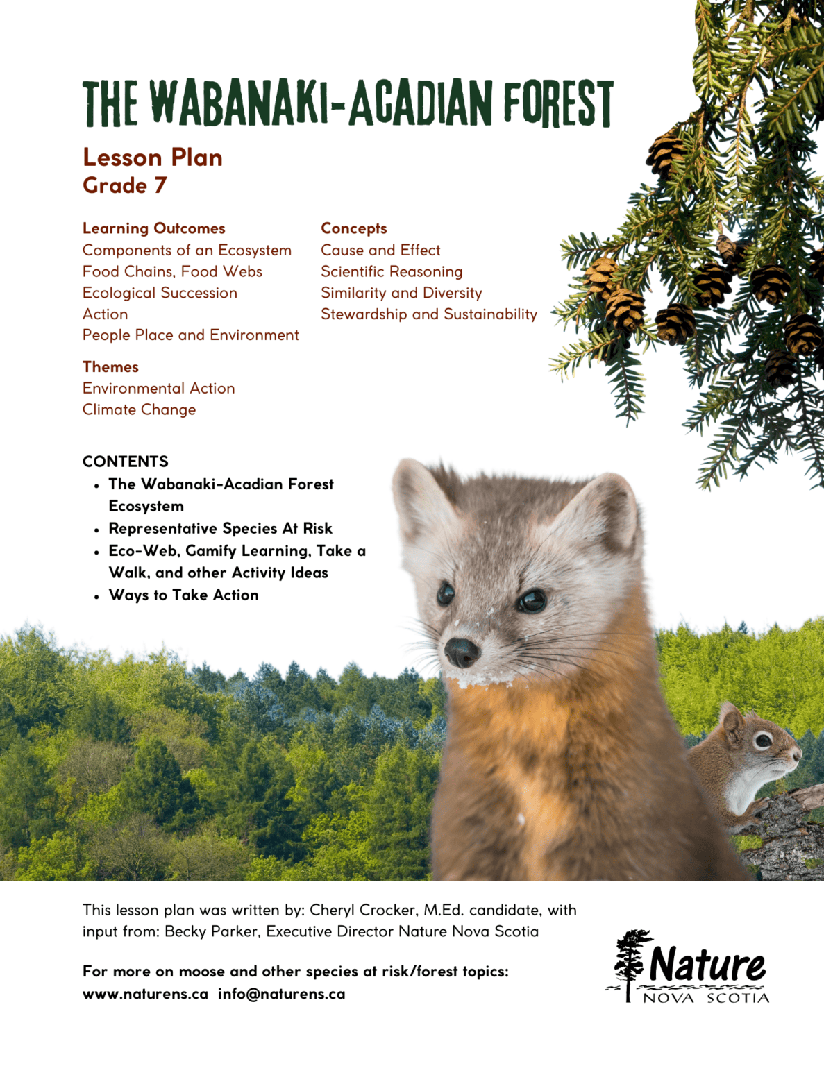 New Wabanaki-Acadian Forest Lesson Plan | Nature Nova Scotia